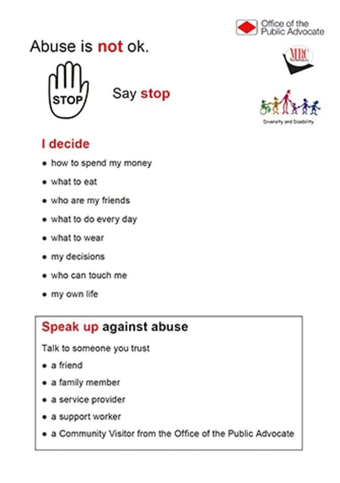 Abuse is not OK | Victoria Legal Aid
