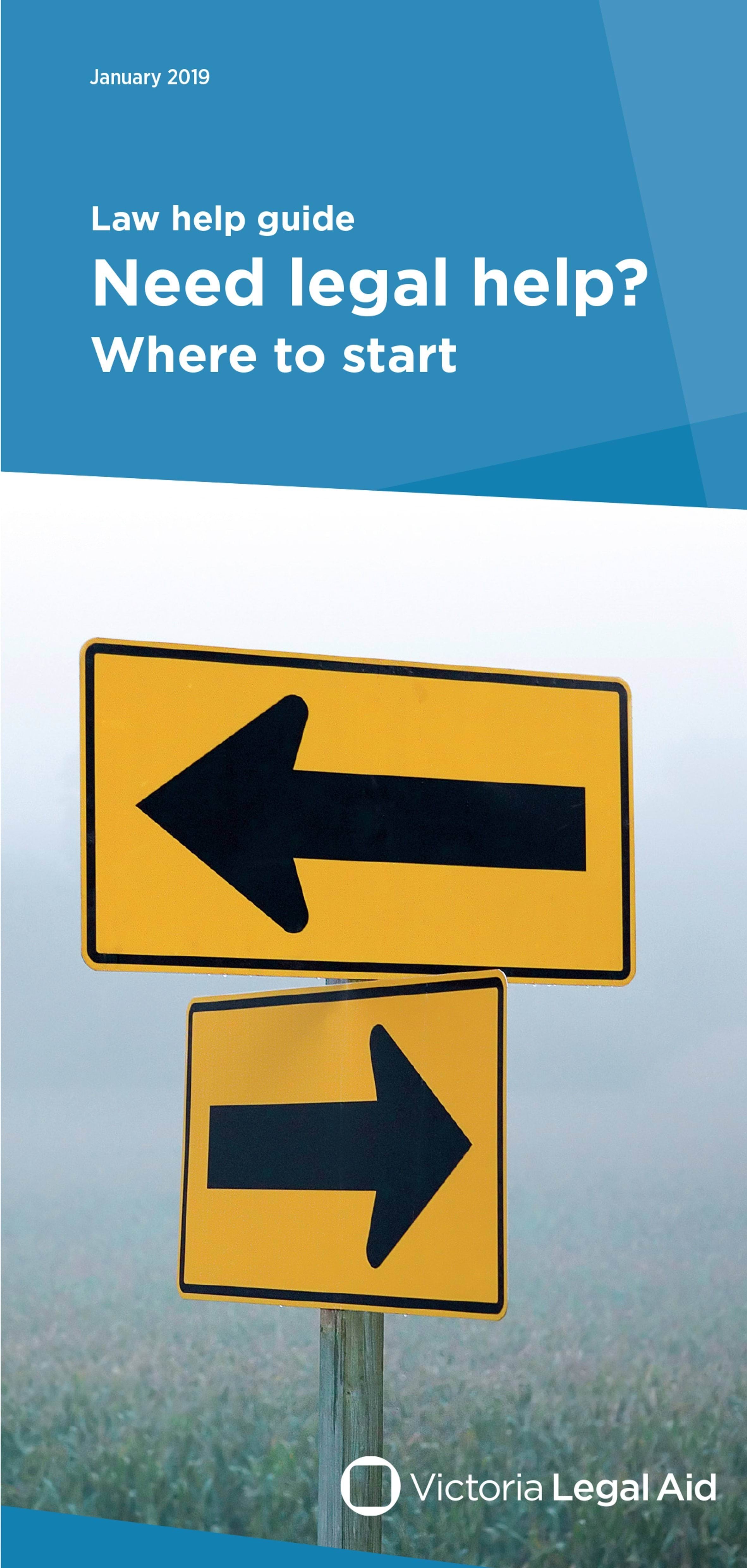 Law help guide | Victoria Legal Aid