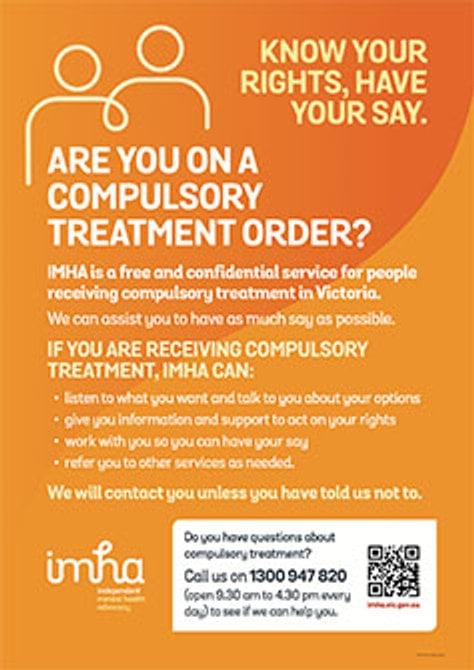 Independent Mental Health Advocacy – Know your rights poster | Victoria ...