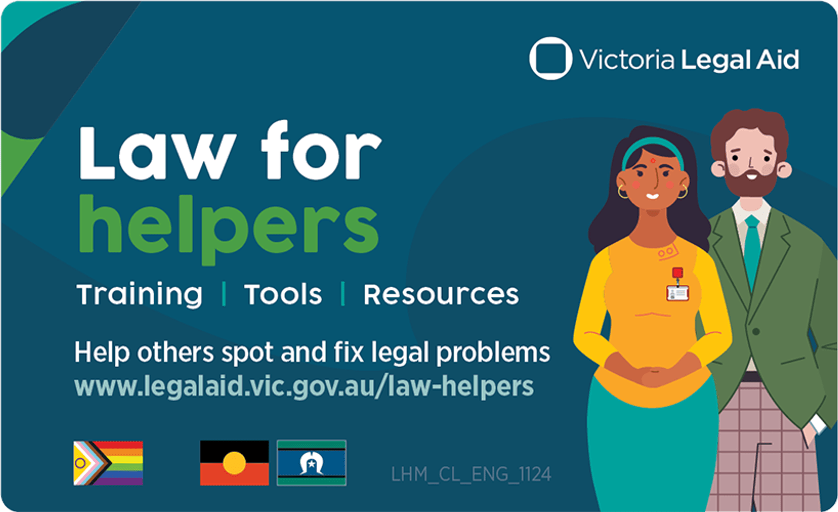 Law for helpers magnet | Victoria Legal Aid