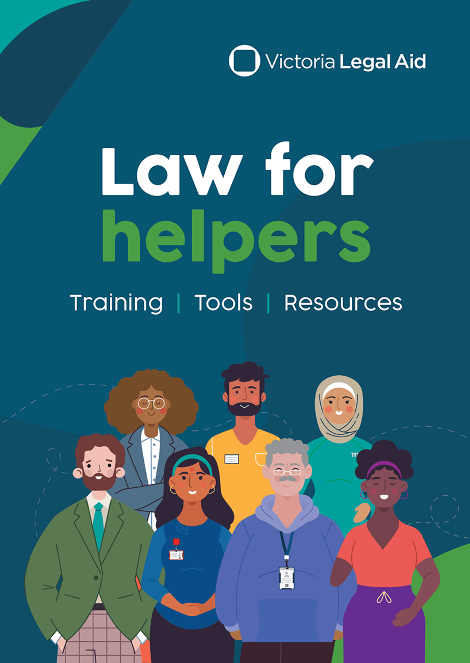 Law for helpers postcard | Victoria Legal Aid